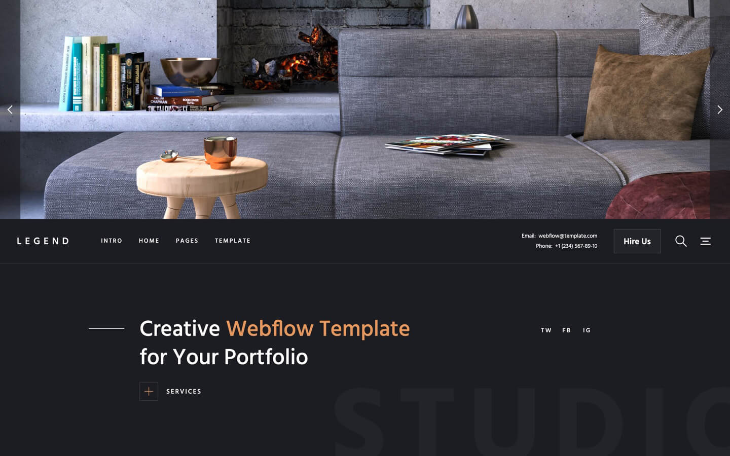Legend - Agency HTML5 Responsive Website Template