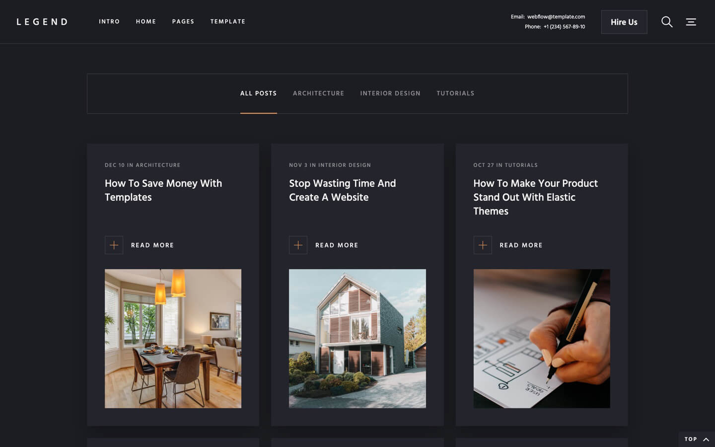 Legend - Agency HTML5 Responsive Website Template