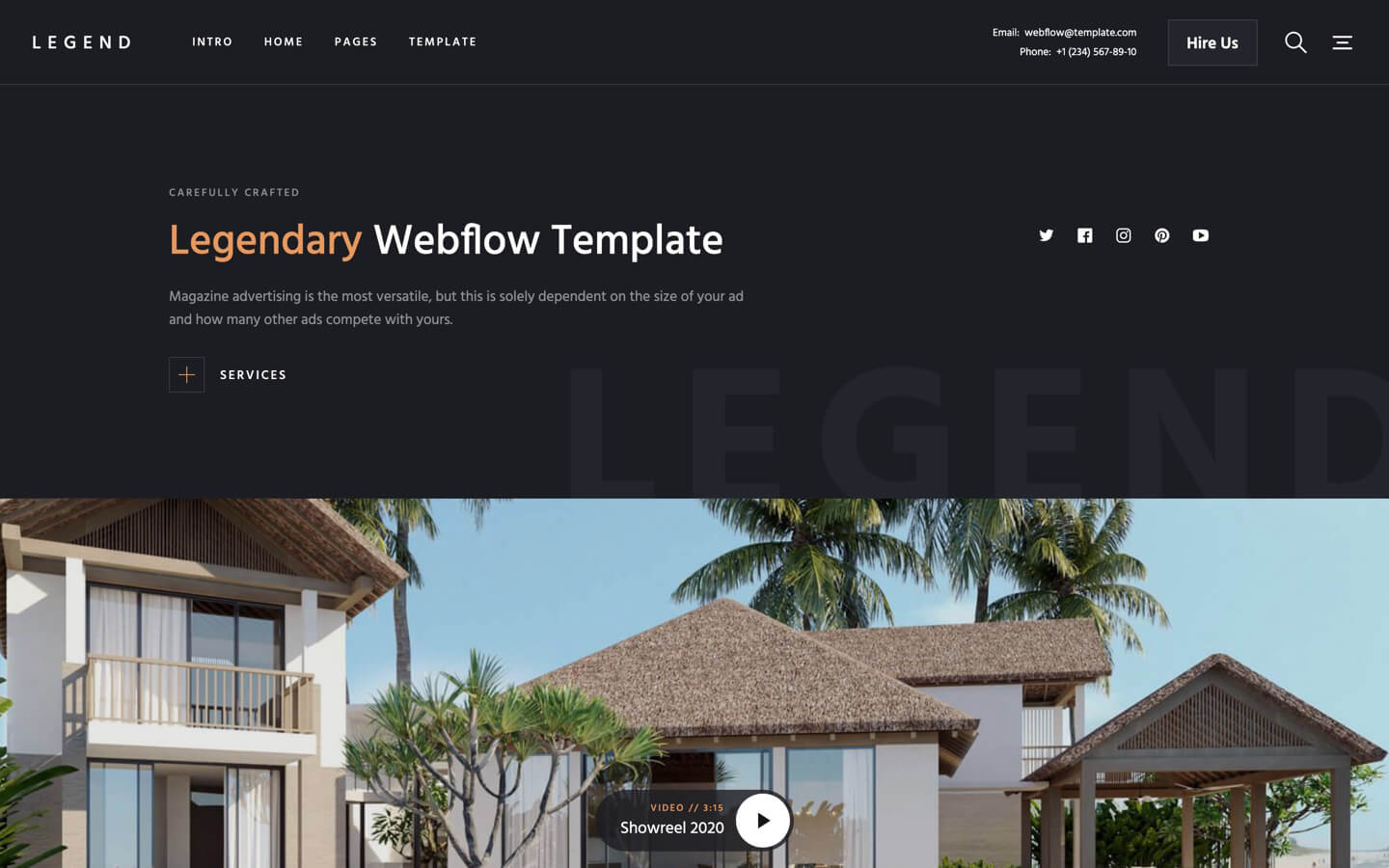 Legend - Agency HTML5 Responsive Website Template