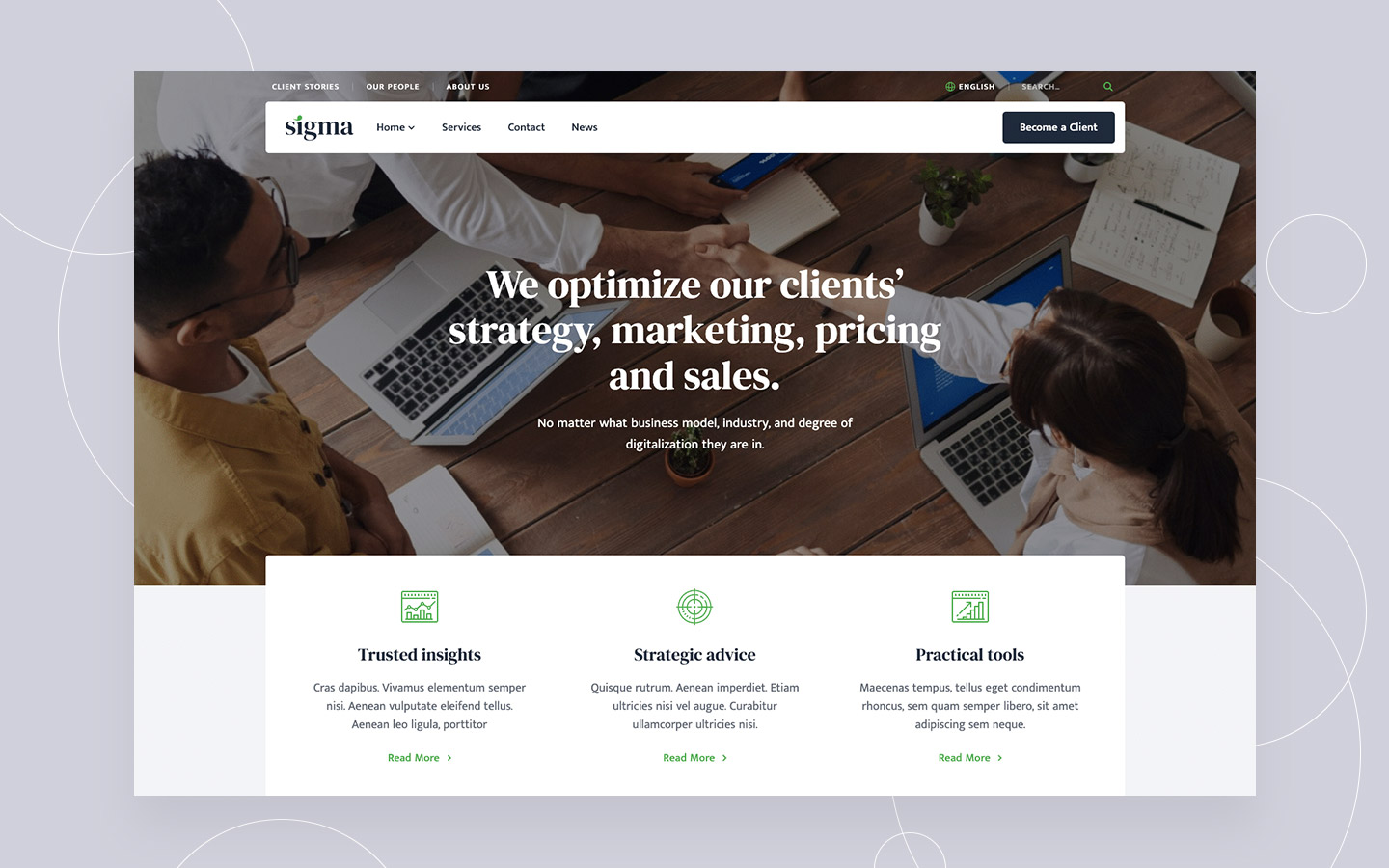 Sigma - Consulting HTML5 Responsive Website Template
