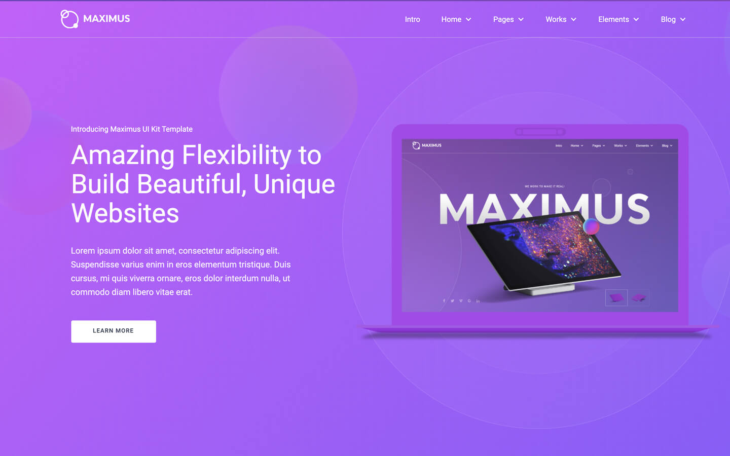 Maximus - Agency HTML5 Responsive Website Template