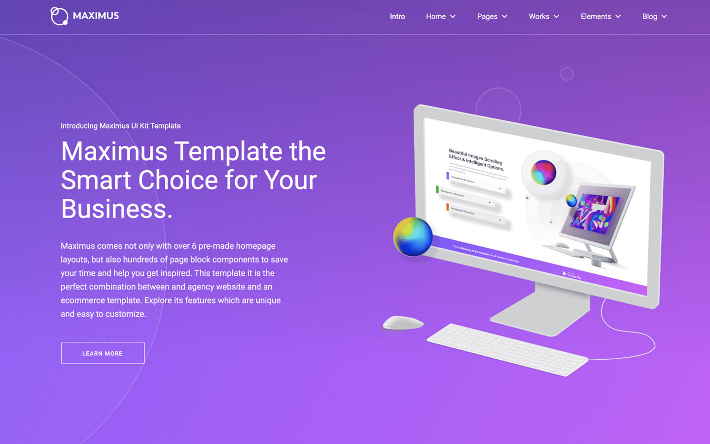 Maximus - Agency HTML5 Responsive Website Template