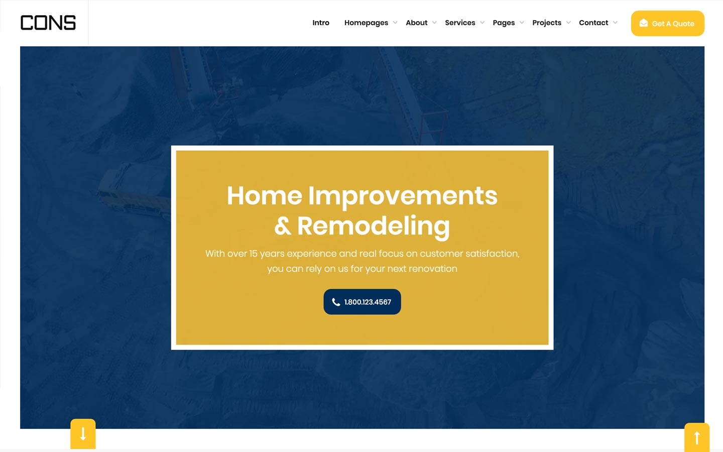Cons - Construction HTML5 Responsive Website Template