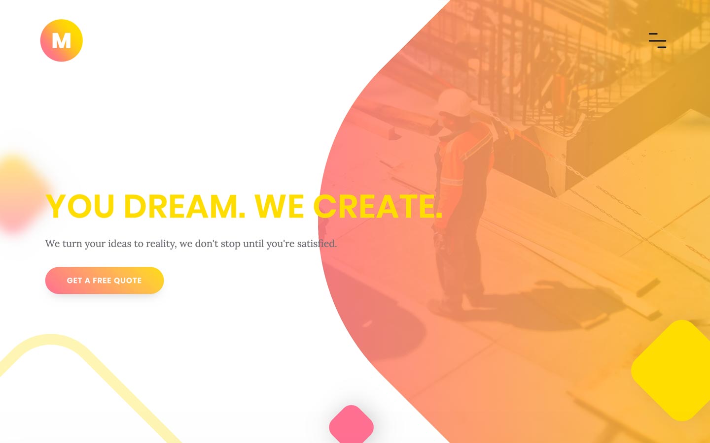 Moos - Construction HTML5 Responsive Website Template