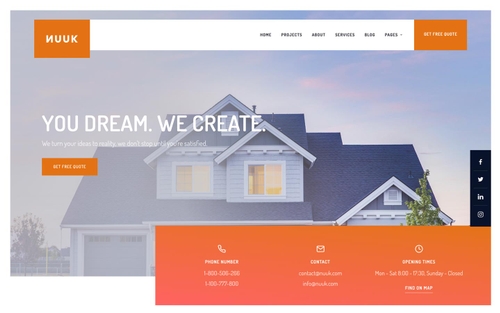 Nuuk - Construction HTML5 Responsive Website Template