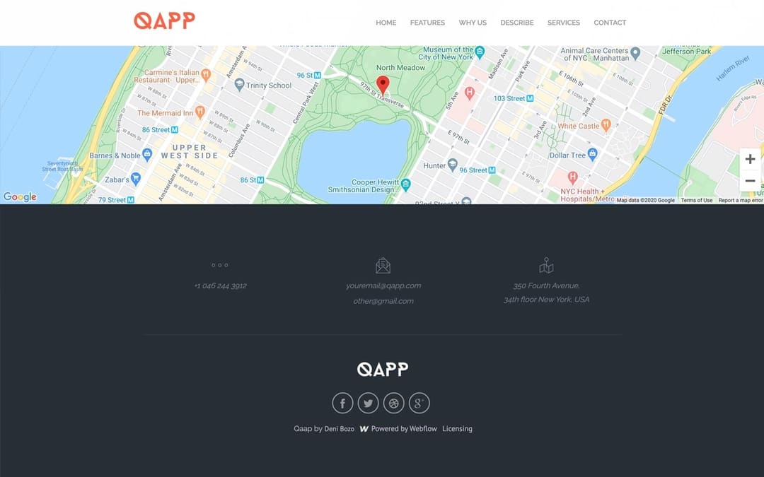 Qapp - Mobile HTML5 Responsive Website Template