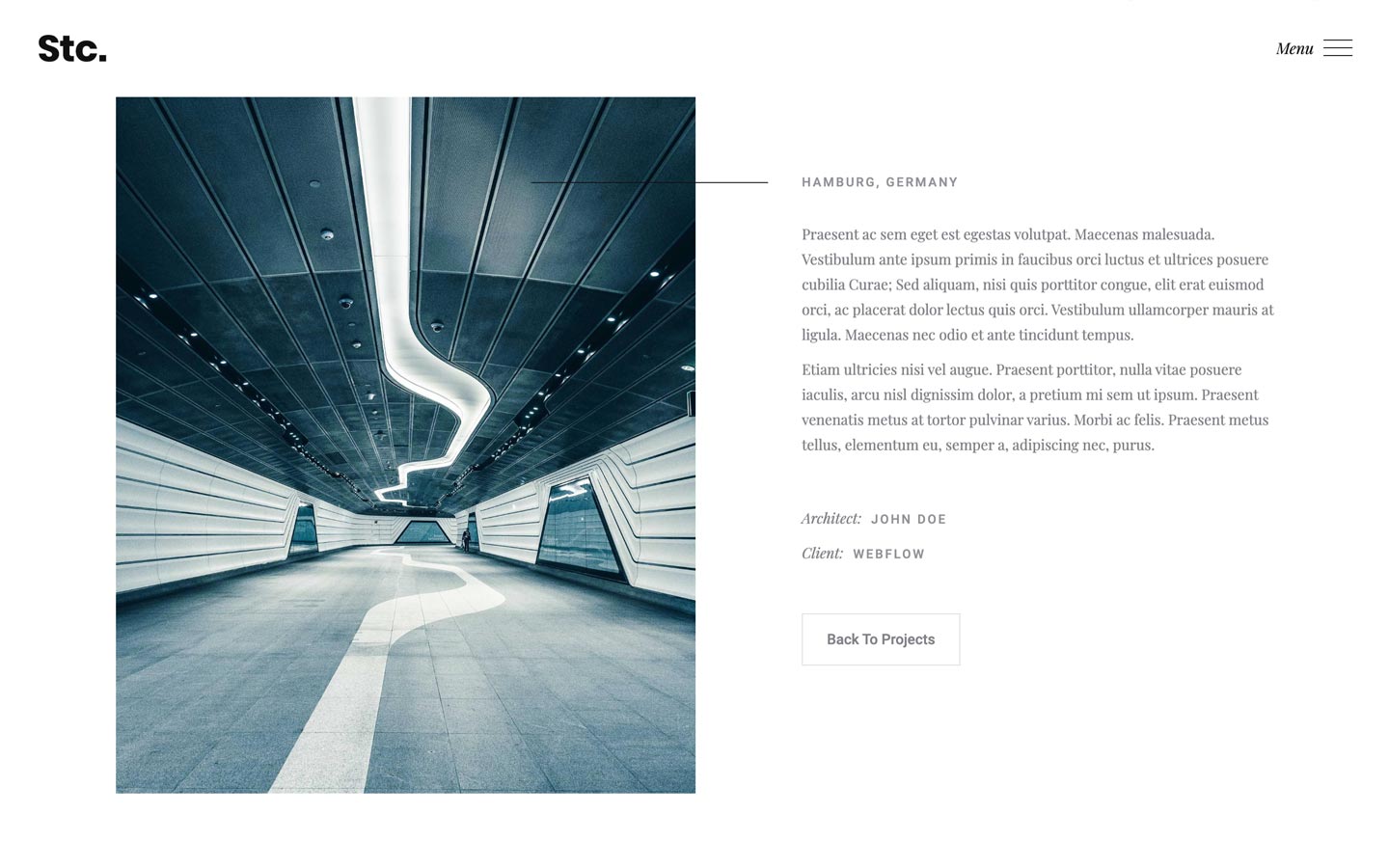 Structure - Architecture HTML5 Responsive Website Template