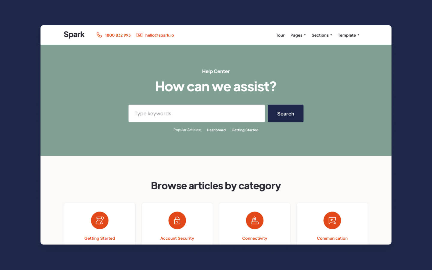 Spark - Business HTML5 Responsive Website Template