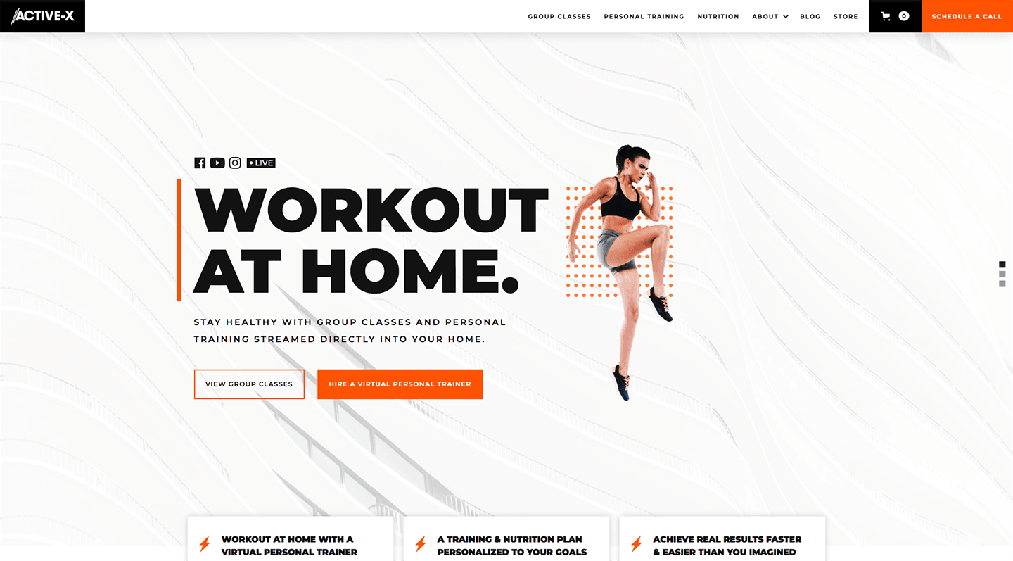Active-X - Fitness HTML5 Responsive Website Template