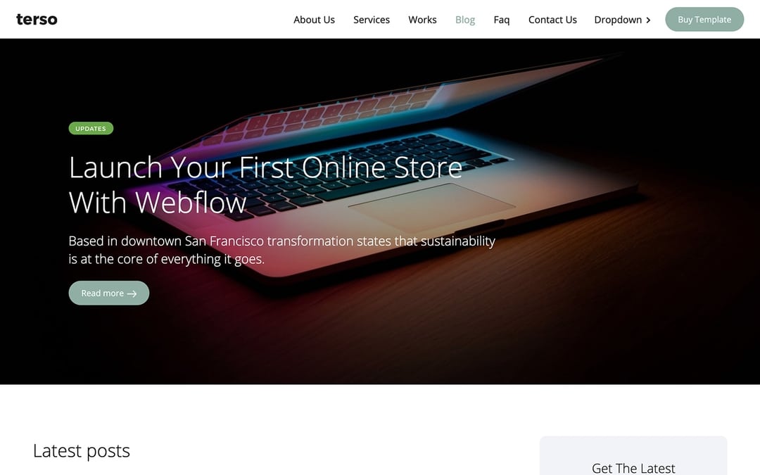 Terso - Agency HTML5 Responsive Website Template