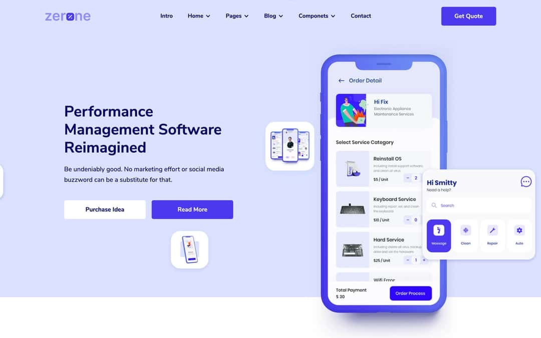 Zerone - Software HTML5 Responsive Website Template Zerone - Software HTML5 Responsive Website Template