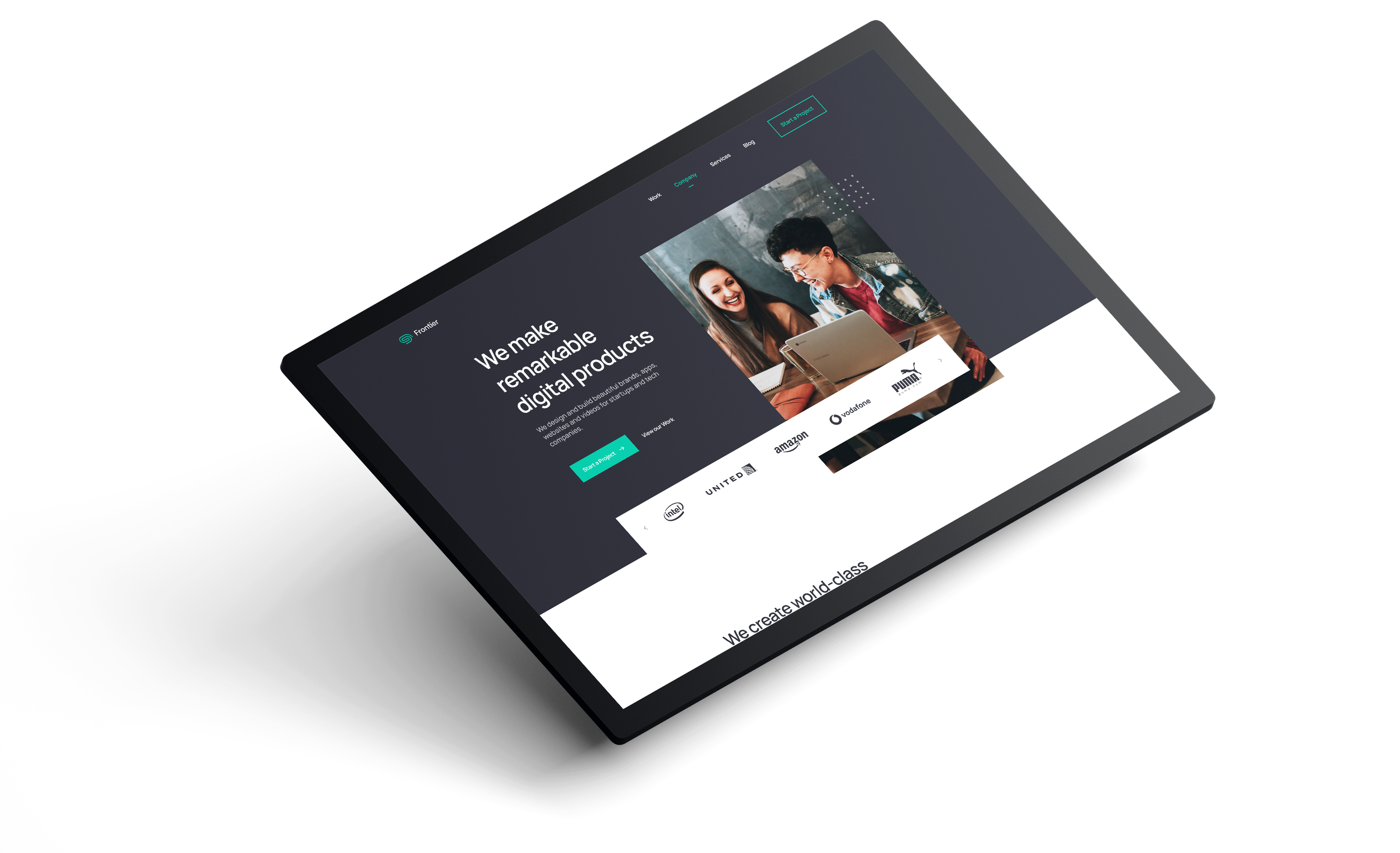 Frontier - Agency HTML5 Responsive Website Template