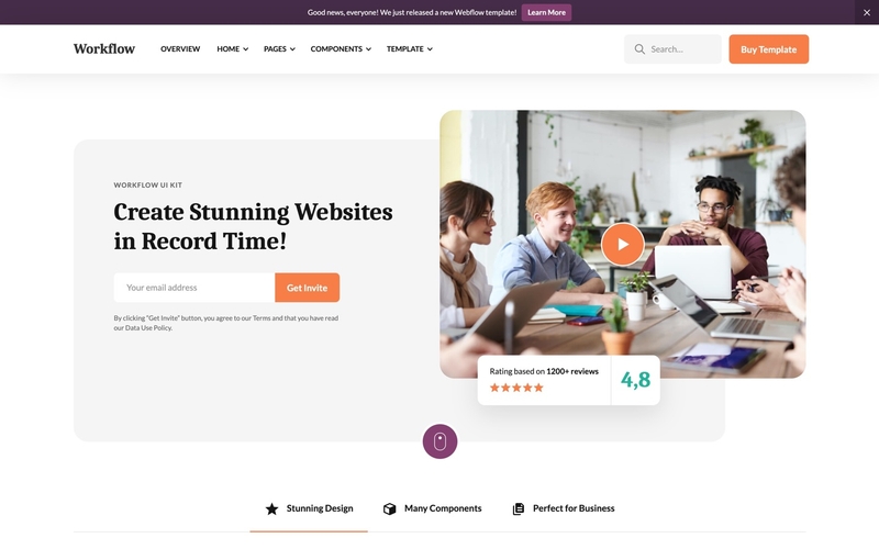 Workflow - Startup HTML5 Responsive Website Template