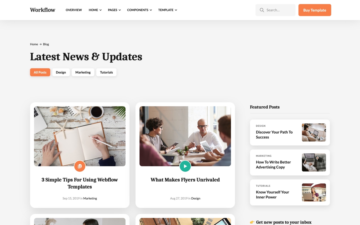 Workflow - Startup HTML5 Responsive Website Template