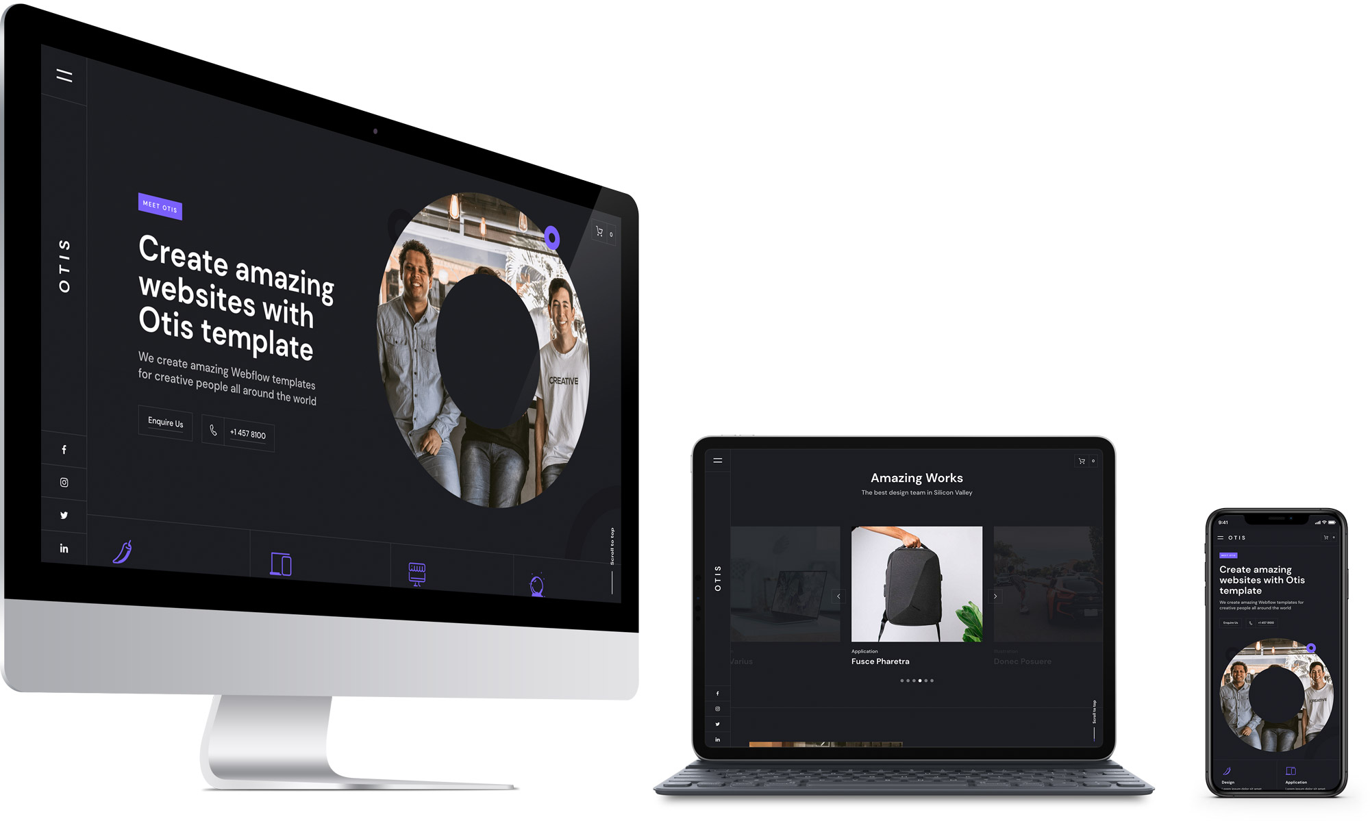 Otis - Agency HTML5 Responsive Website Template