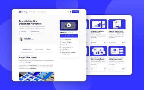Academy - School HTML5 Responsive Website Template