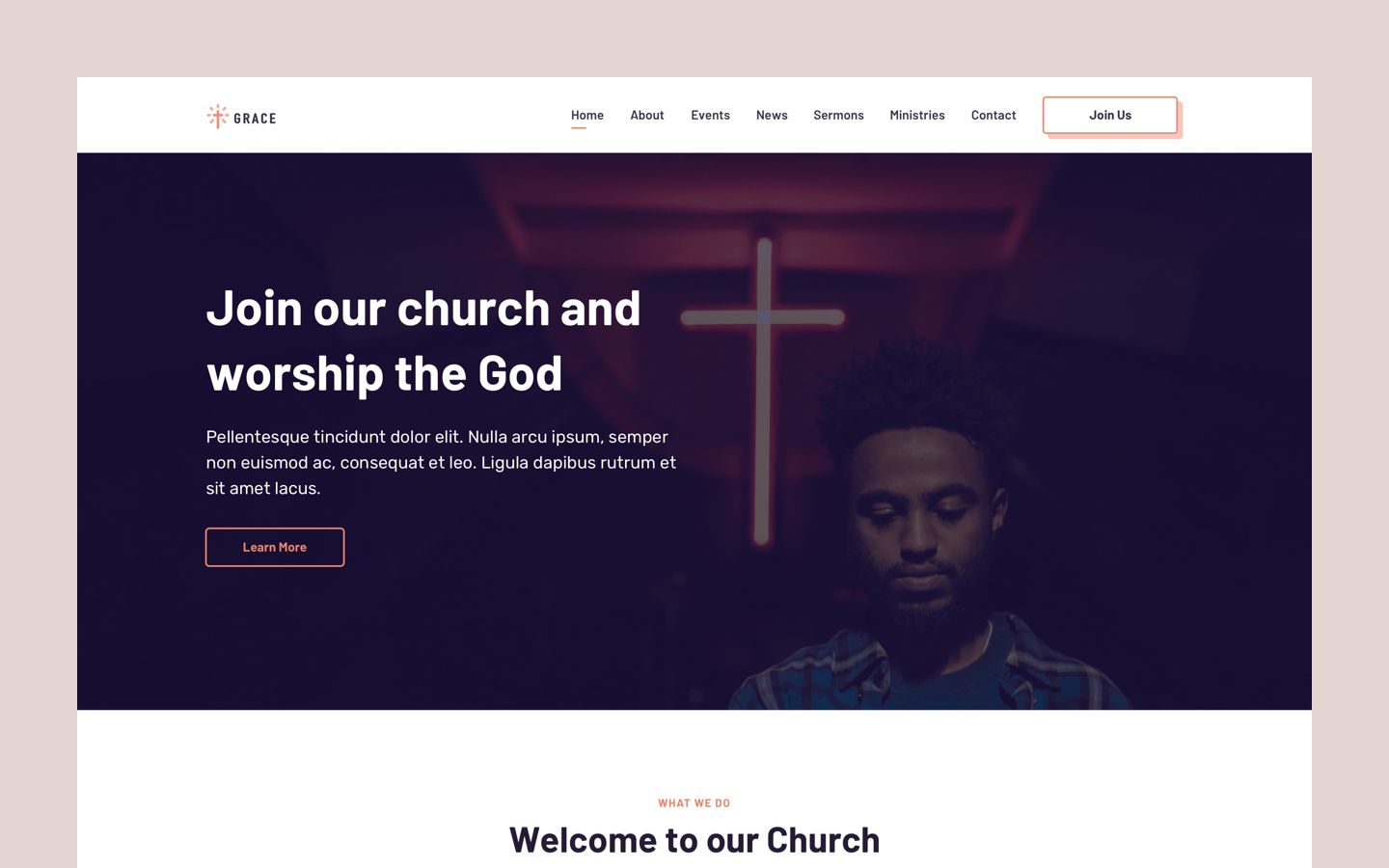 Grace - Church HTML5 Responsive Website Template