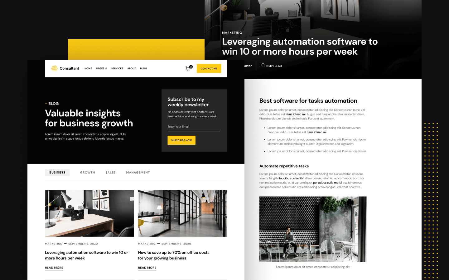 Consultant - Consulting HTML5 Responsive Website Template