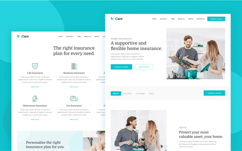 Care - Insurance HTML5 Responsive Website Template