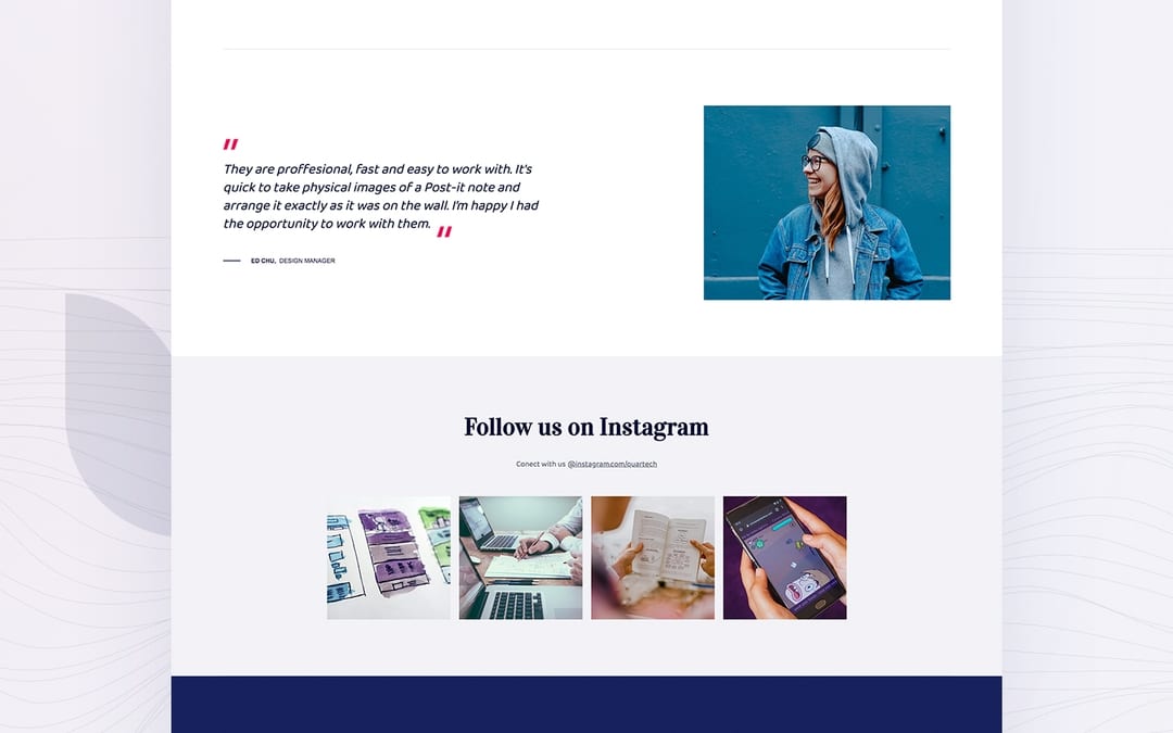 Quartech - Portfolio HTML5 Responsive Website Template