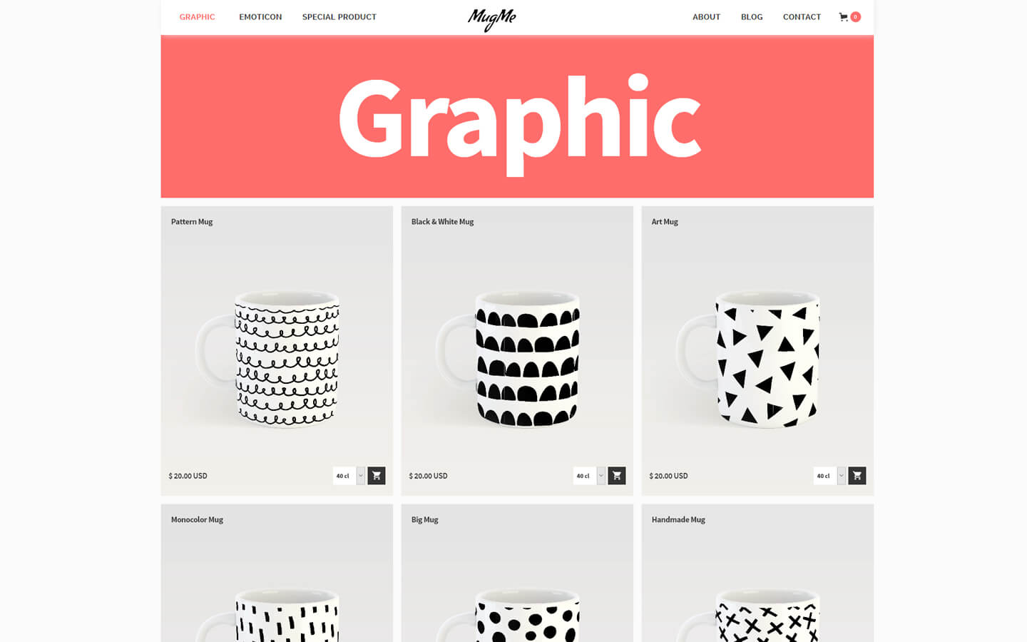 MugMe - Small Business HTML5 Responsive Website Template