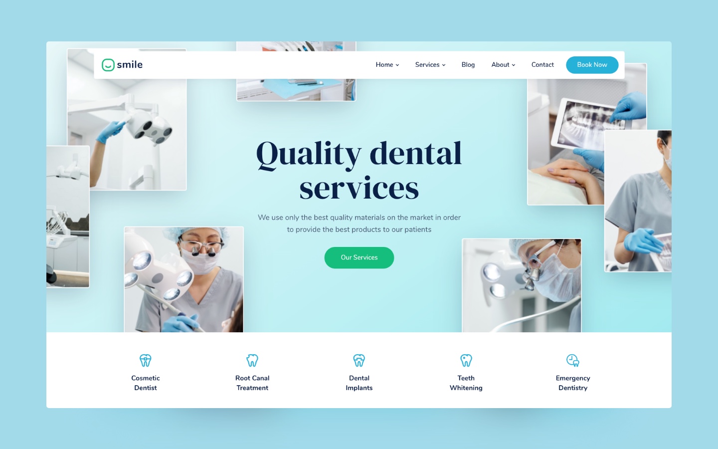 Smile - Dentist HTML5 Responsive Website Template