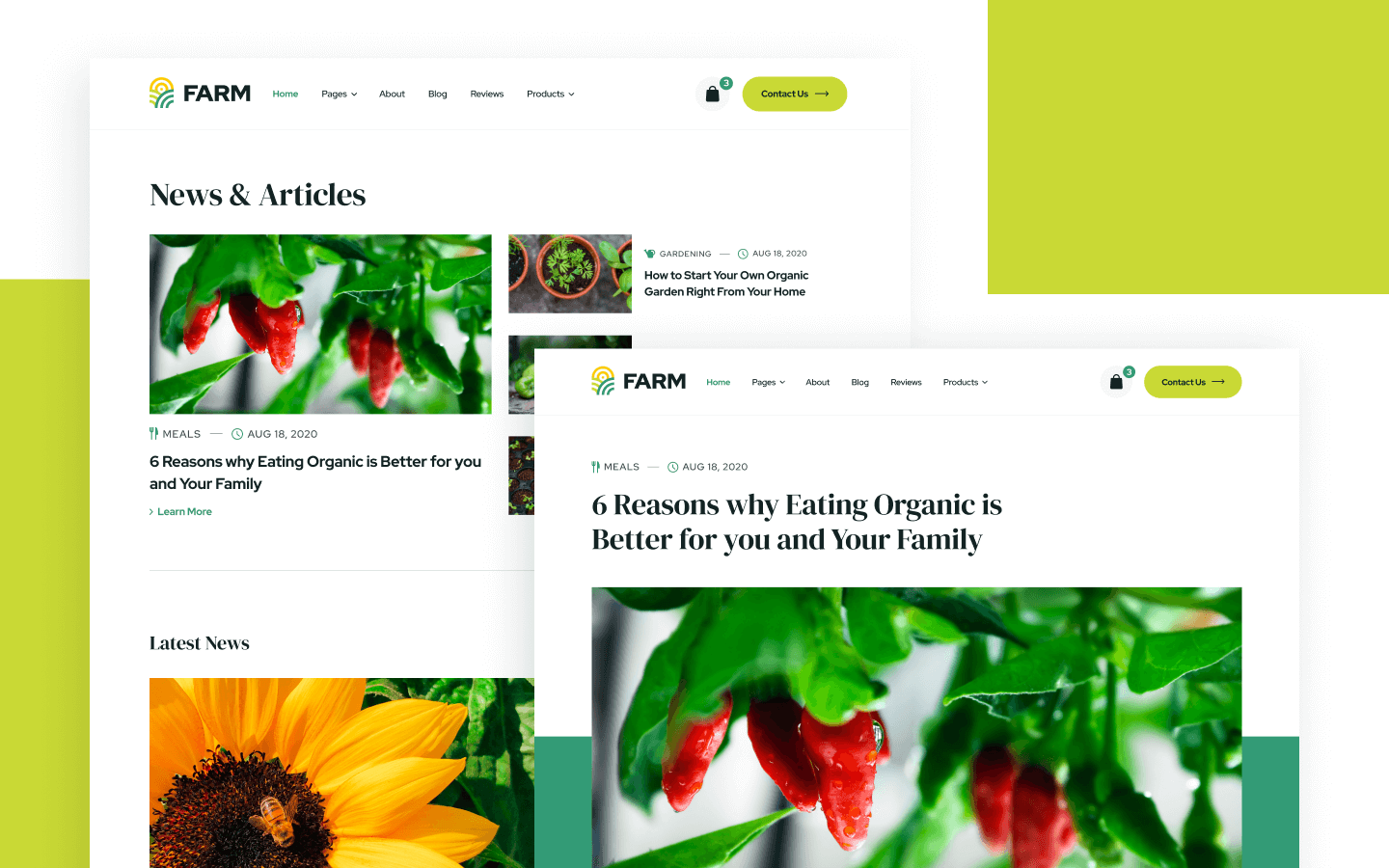 Farm - Farm HTML5 Responsive Website Template
