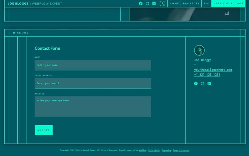 Joe Bloggs - Portfolio HTML5 Responsive Website Template