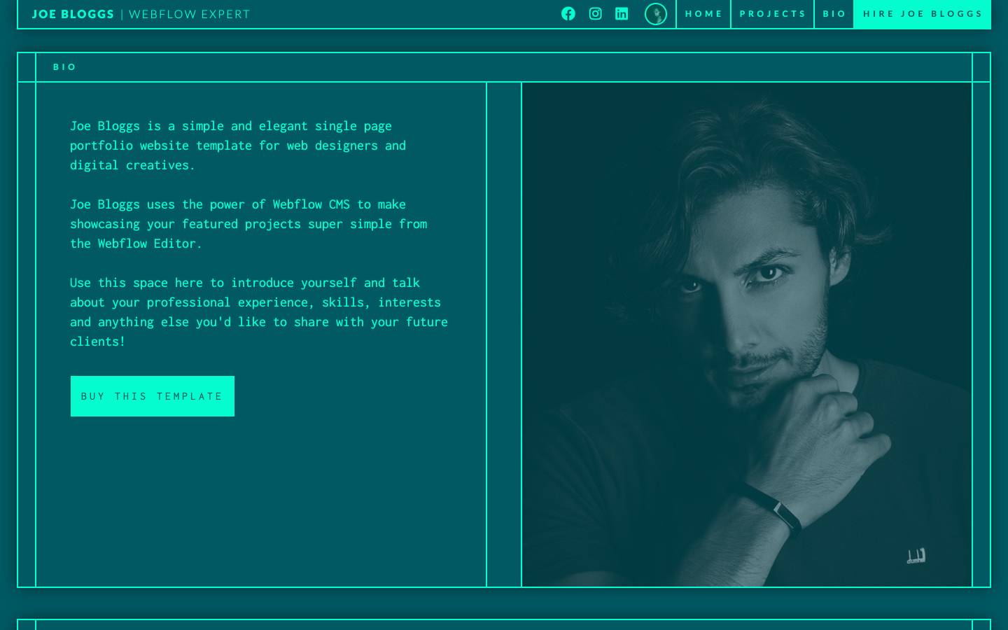 Joe Bloggs - Portfolio HTML5 Responsive Website Template