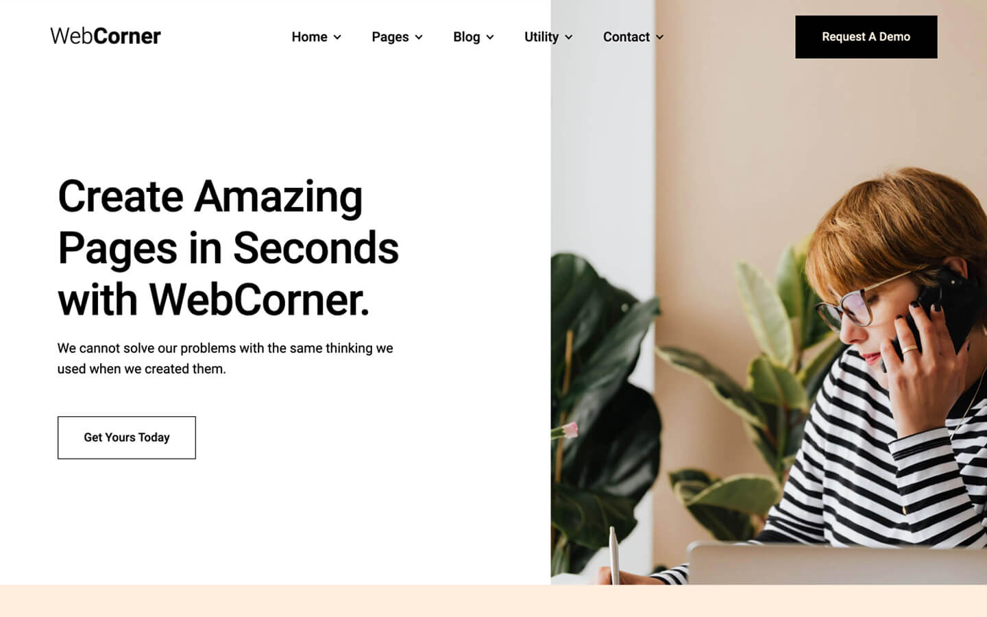 WebCorner - Startup HTML5 Responsive Website Template