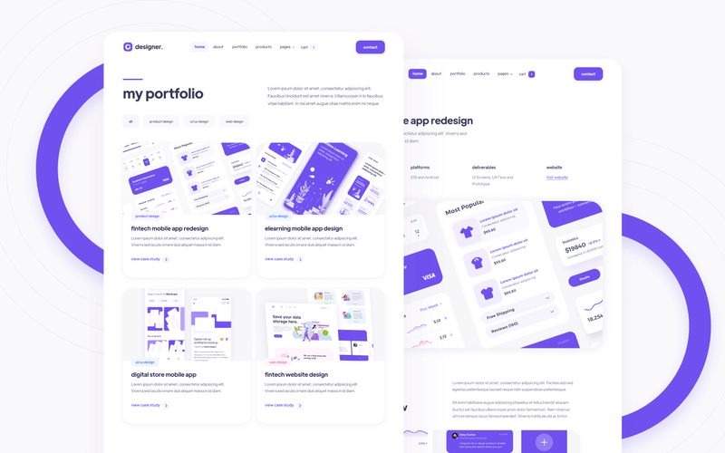 Designer - Portfolio HTML5 Responsive Website Template