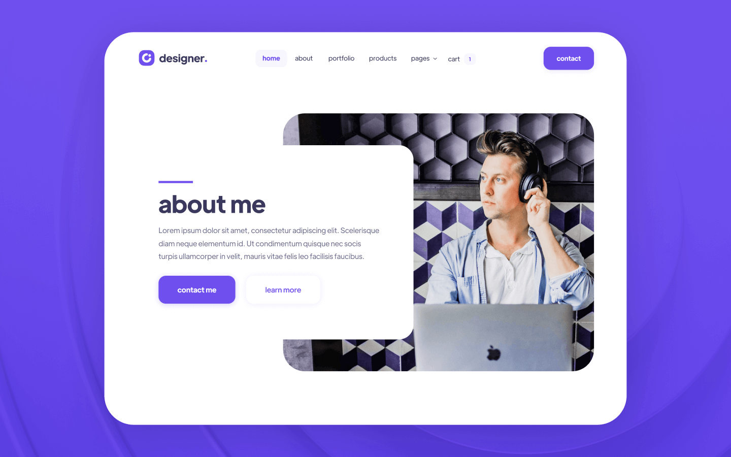 Designer - Portfolio HTML5 Responsive Website Template