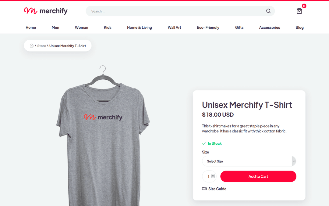 Merchify - Retail HTML5 Responsive Website Template