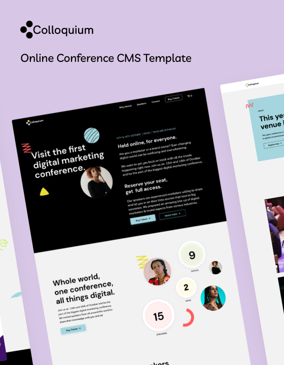 Colloquium - Conference HTML5 Responsive Website Template