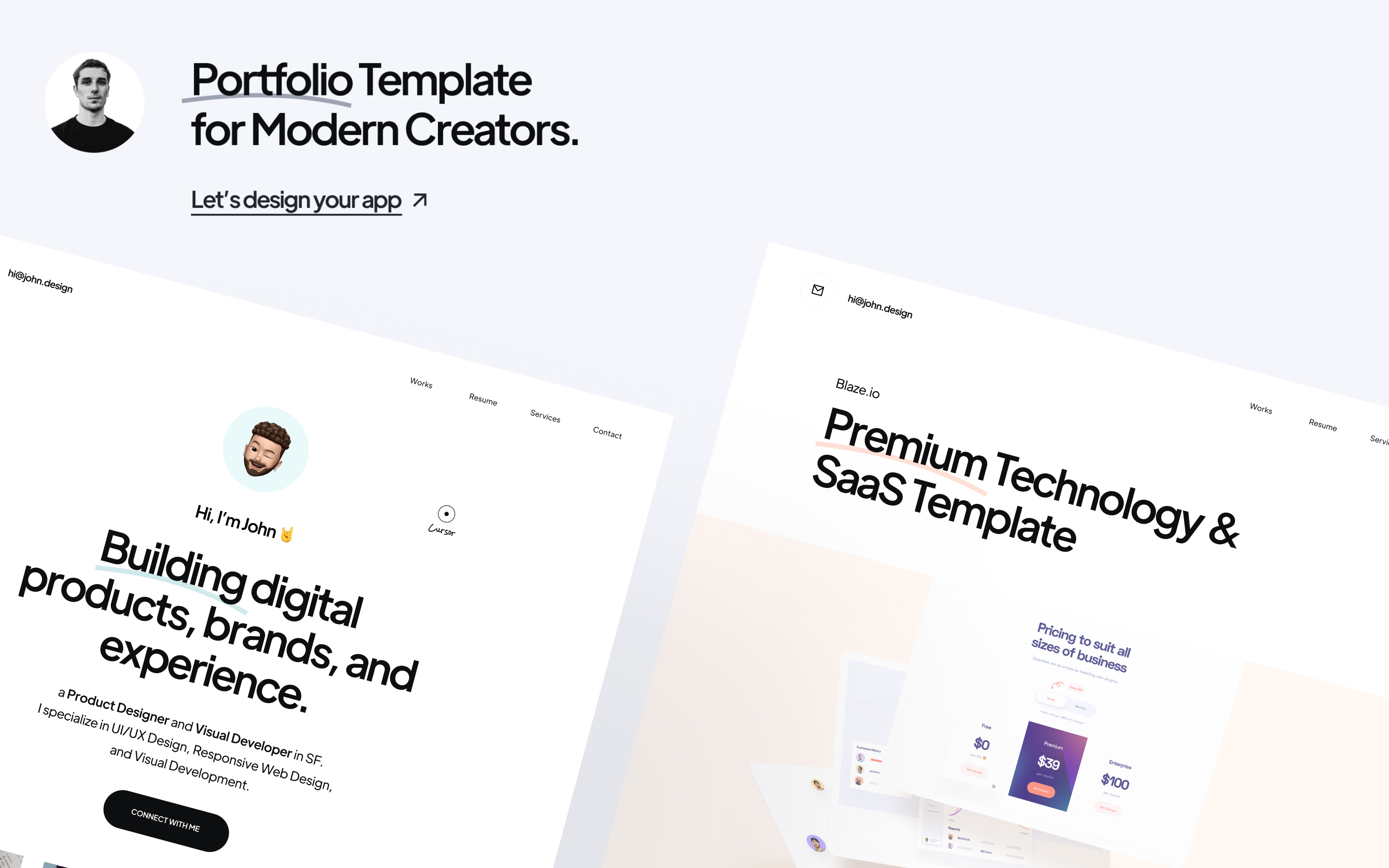 Creator - Portfolio HTML5 Responsive Website Template