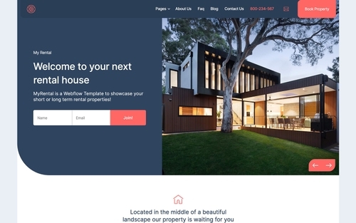 MyRental - Real Estate HTML5 Responsive Website Template