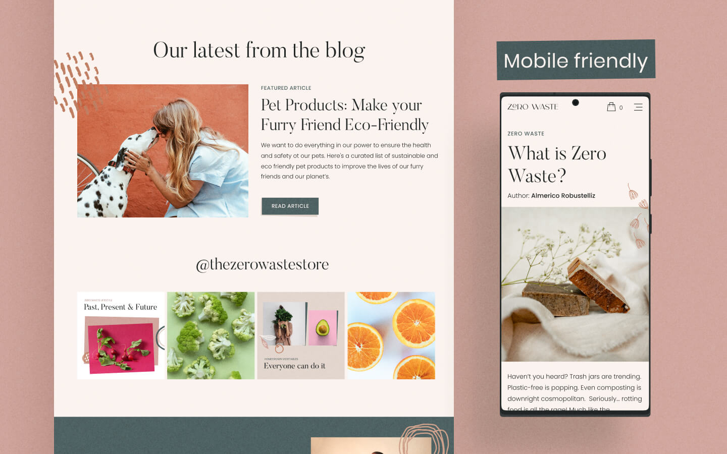 Zero Waste - Retail HTML5 Responsive Website Template