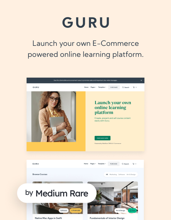 Guru - Education HTML5 Responsive Website Template