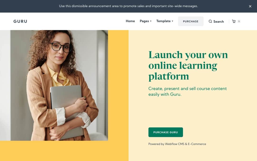 Guru - Education HTML5 Responsive Website Template