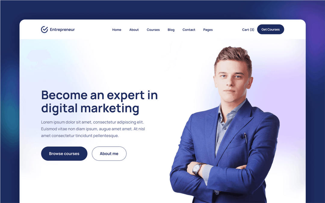 Entrepreneur - School HTML5 Responsive Website Template