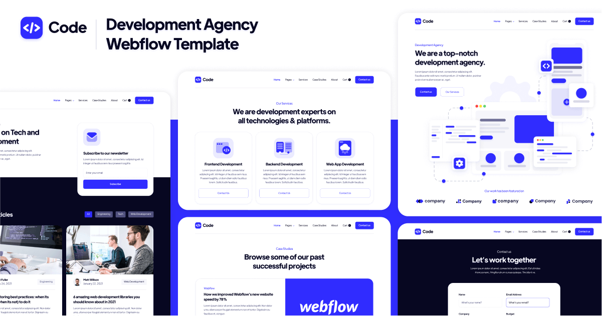 Code Software HTML5 Responsive Website Template