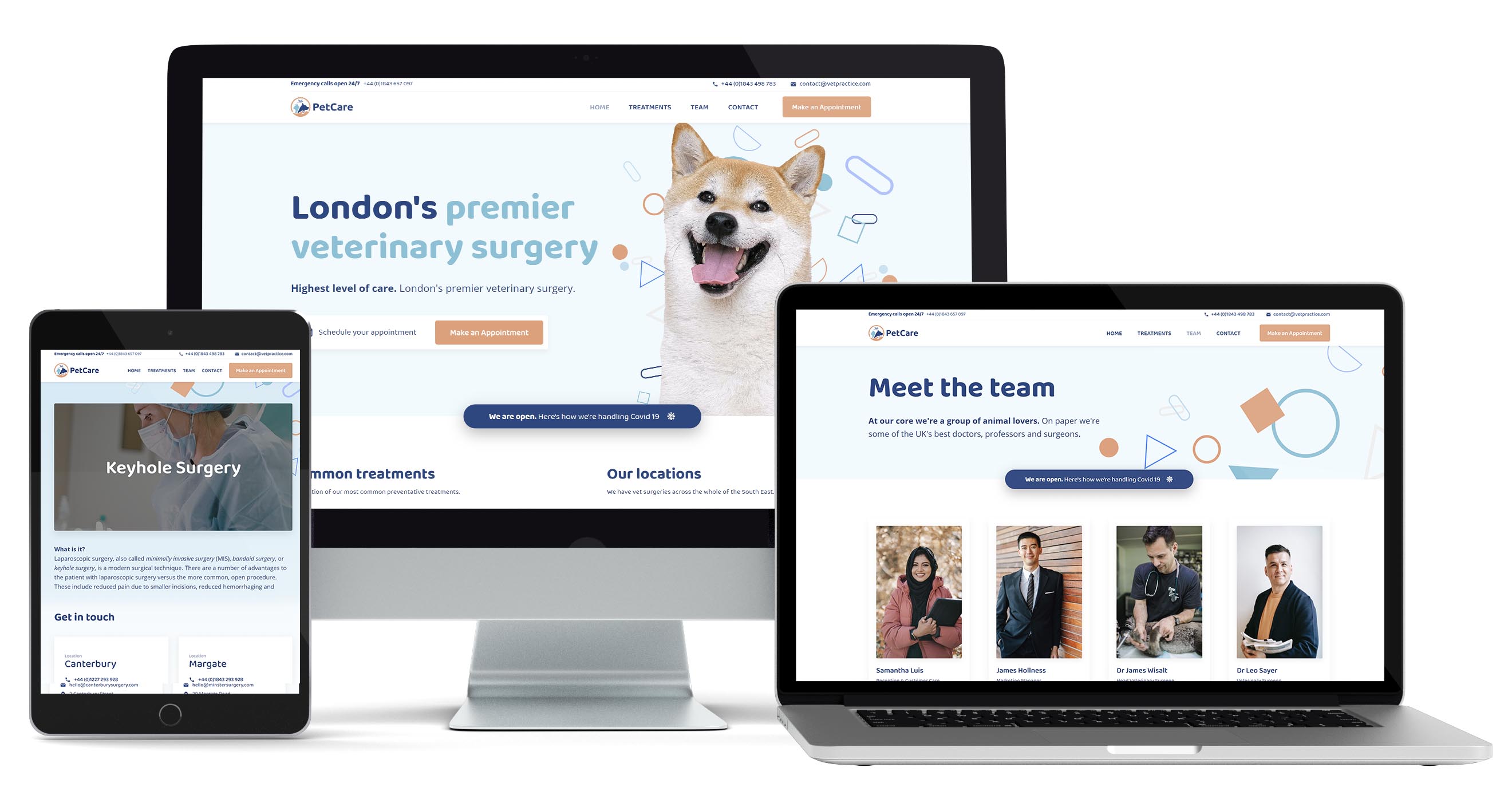 Pet Vets - Veterinary HTML5 Responsive Website Template