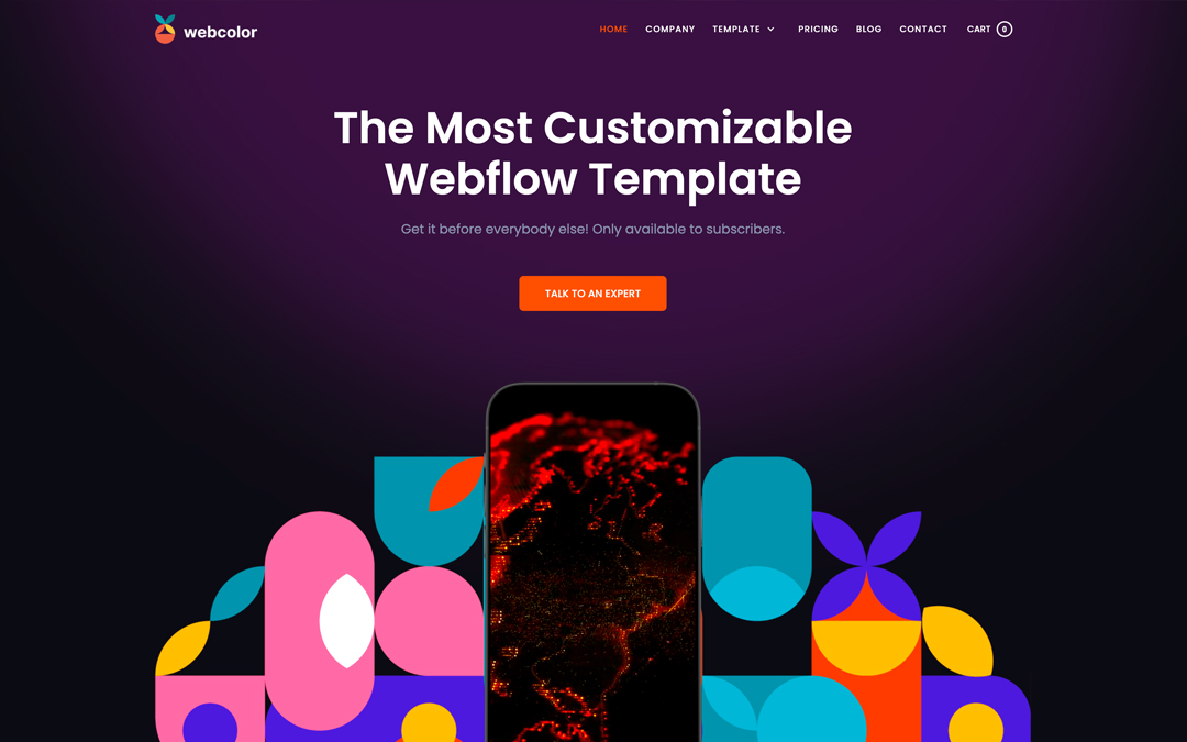 Webcolor - Creative HTML5 Responsive Website Template