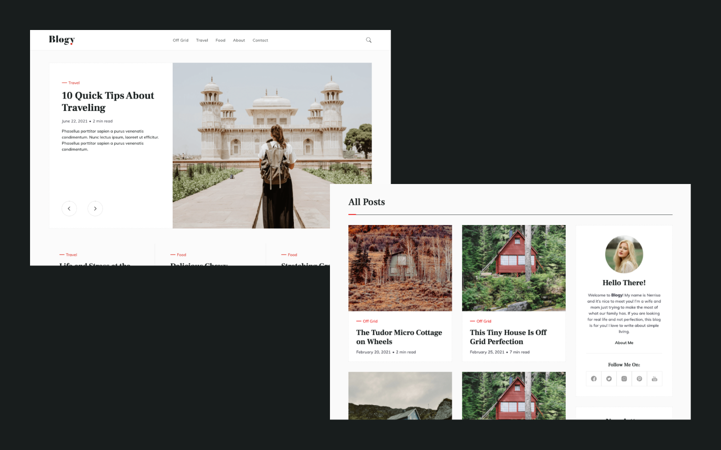 Blogy - Blog HTML5 Responsive Website Template