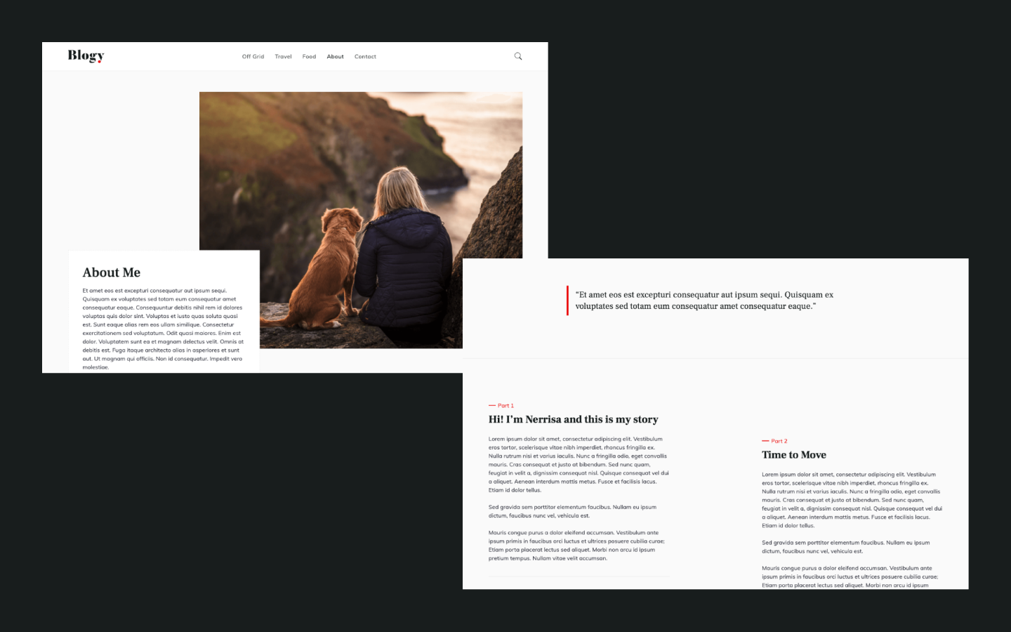 Blogy - Blog HTML5 Responsive Website Template