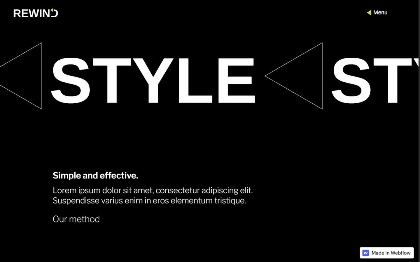 Rewind - Video HTML5 Responsive Website Template
