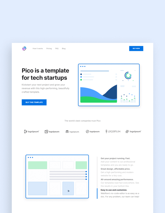 Pico - Startup HTML5 Responsive Website Template