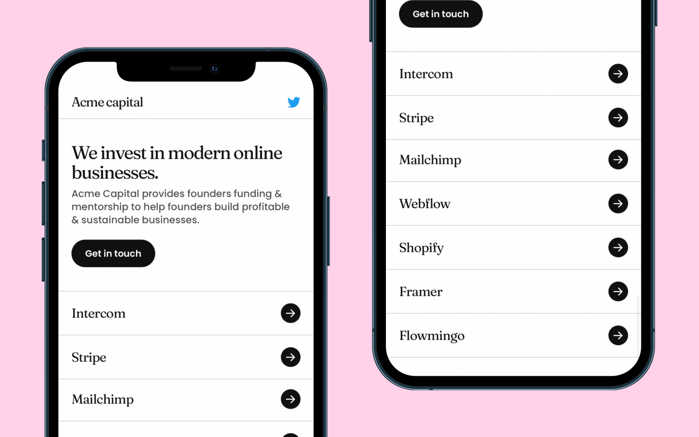 Links - App HTML5 Responsive Website Template