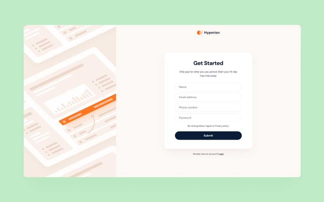 Hyperion - Startup HTML5 Responsive Website Template