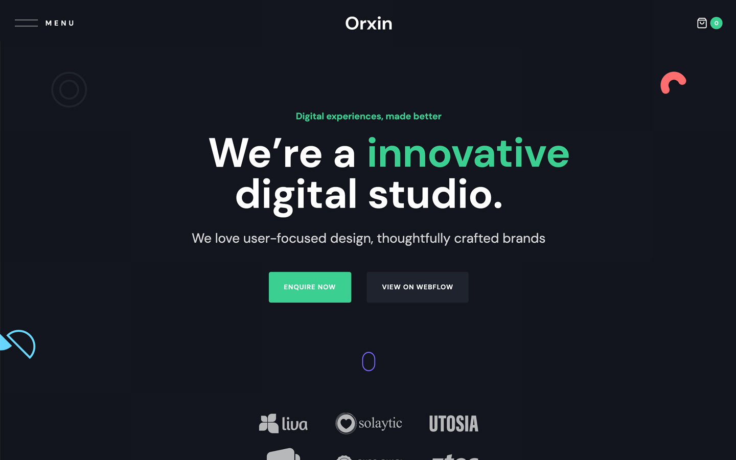 Orxin - Agency HTML5 Responsive Website Template
